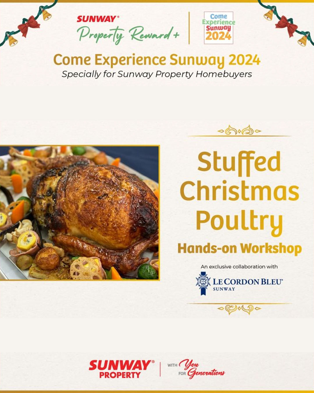 Stuffed Christmas Poultry Workshop with Le Cordon Bleu - Sunway Property